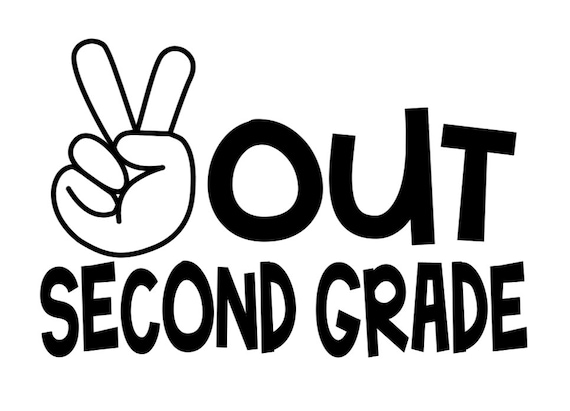 Peace Out Second Grade Last Day of School Kids End of - Etsy