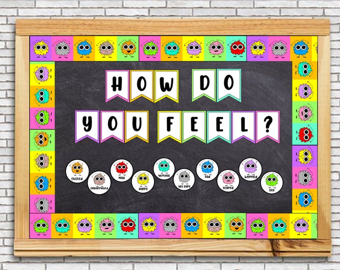 Printable Feelings Bulletin Board Classroom Decor Set - Etsy