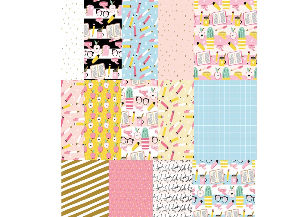 Sweet School Themed Printable Classroom Decor Set Victorian, Floral ...