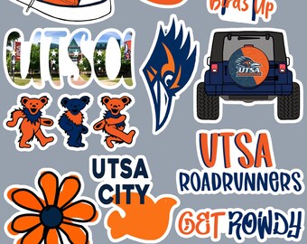 Utsa Roadrunner Sticker - Etsy