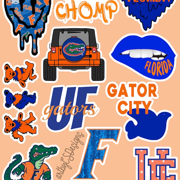 Florida Gators Decal - Etsy