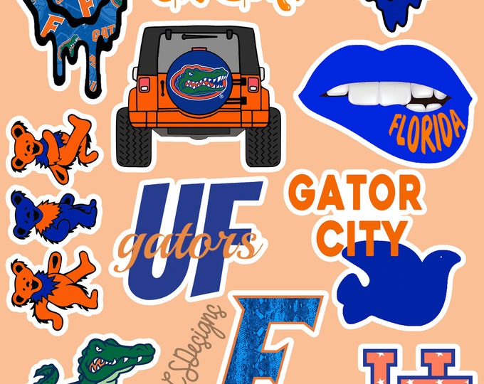University of Florida Sticker Pack - Etsy