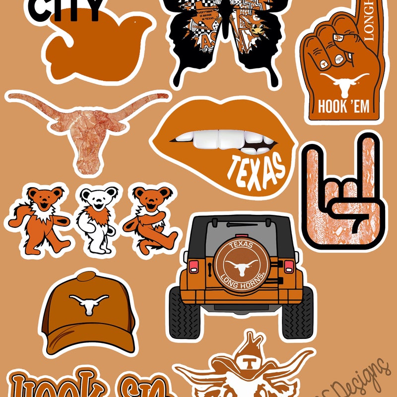 Texas Sticker - Etsy