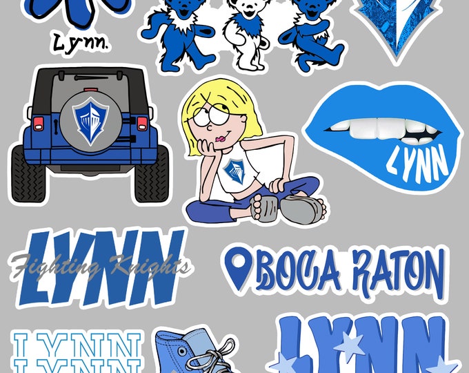 Lynn University Sticker Pack - Etsy