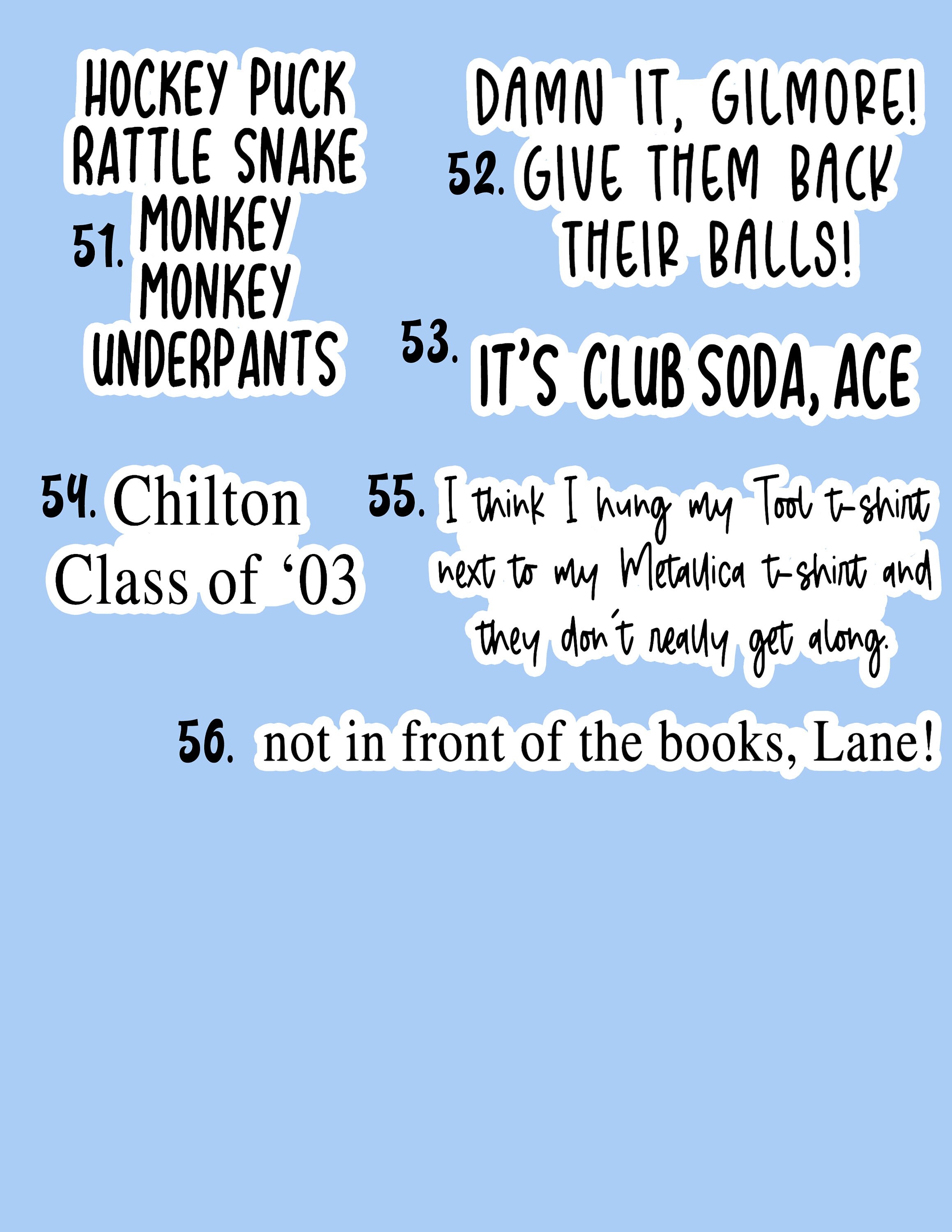 Gilmore Girls Sticker Pack Choose Any 10 - Etsy