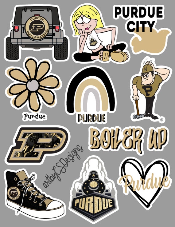 Purdue Sticker Pack - Etsy