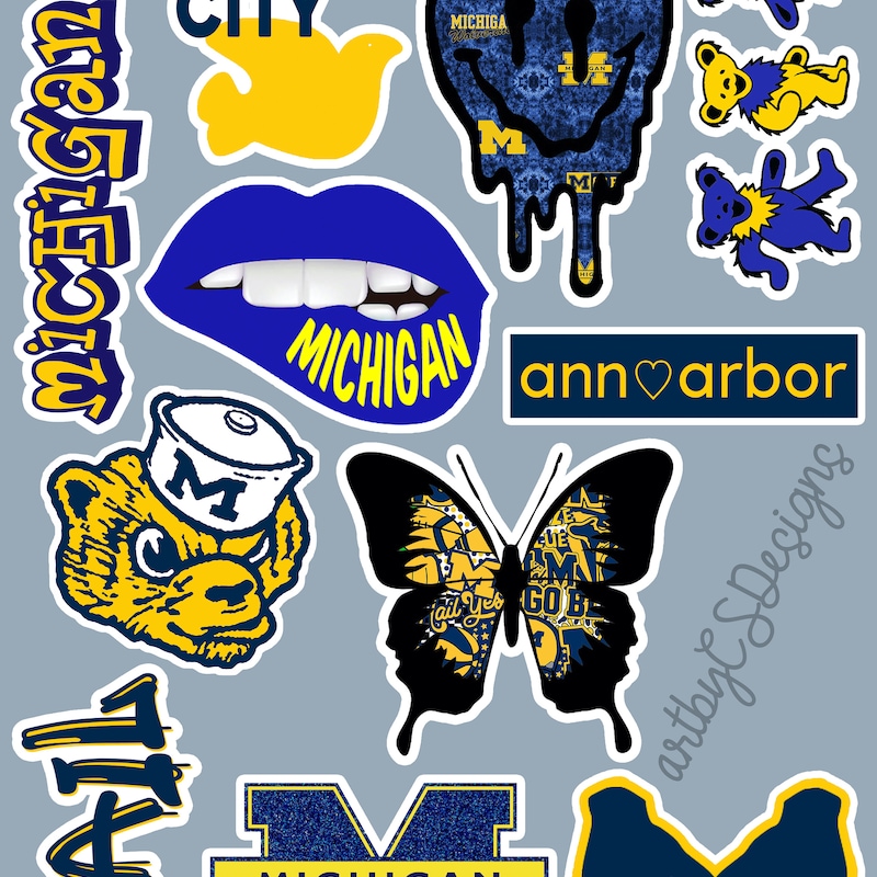 Michigan Sticker - Etsy