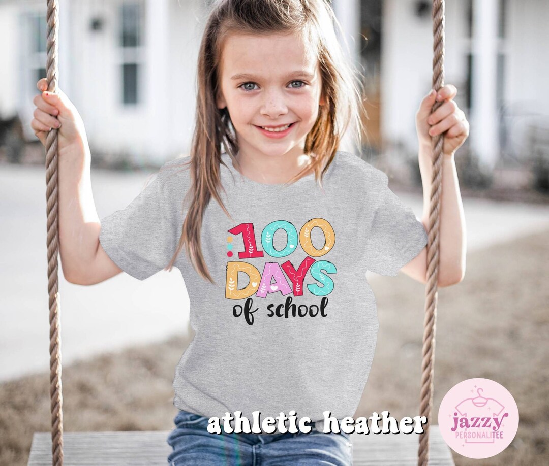 Childrens 100 Days of School Shirt 100 Day Shirt Leveled up - Etsy