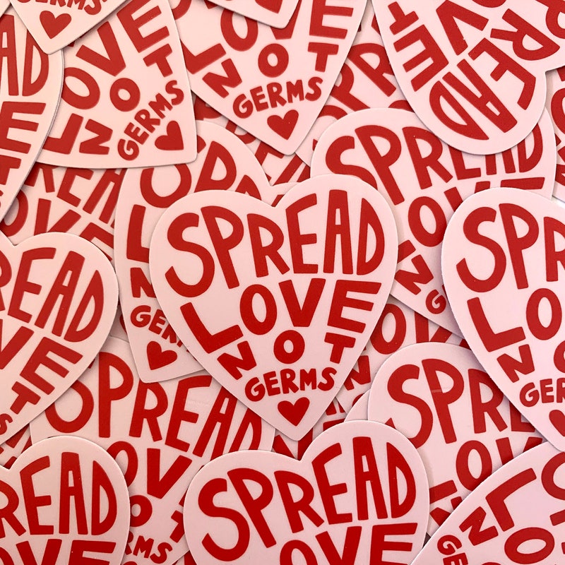 Spread Love Not Germs - Etsy