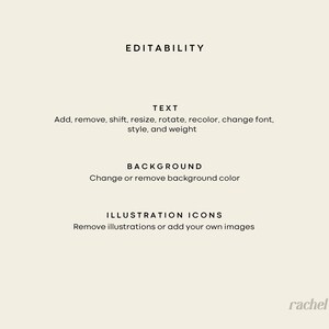 HARPER: Hand Drawn Customizable, Instant Download DIY EVITE Design ...