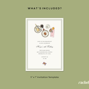 HARPER: Hand Drawn Customizable, Printable, Instant Download DIY 5"x7 ...