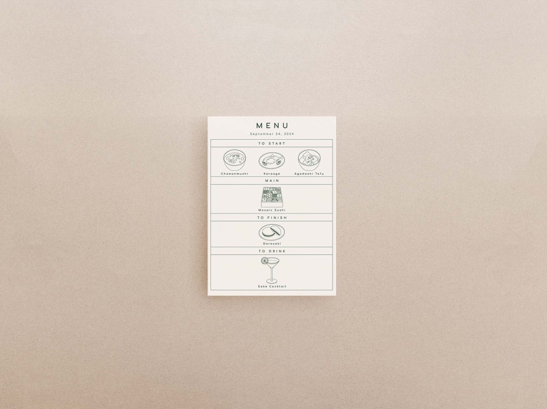 YUMI: Hand Drawn Customizable, Printable, Instant Download DIY 5"x7 ...