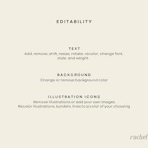 YUMI: Hand Drawn Customizable, Printable, Instant Download DIY 4"x9 ...
