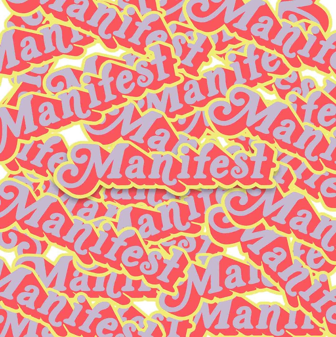 Manifest Waterproof Vinyl Sticker 1 - Etsy