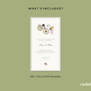 HARPER: Hand Drawn Customizable, Instant Download DIY EVITE Design ...