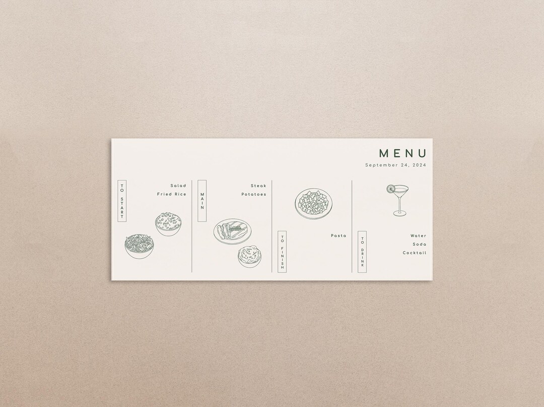 YUMI: Hand Drawn Customizable, Printable, Instant Download DIY 9"x4 ...