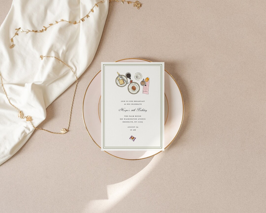 HARPER: Hand Drawn Customizable, Printable, Instant Download DIY 5"x7 ...