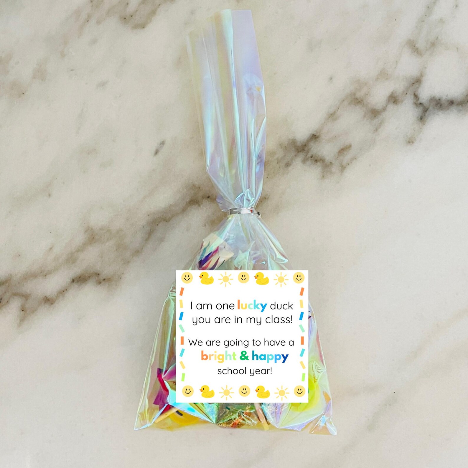 Lucky Duck Meet the Teacher Gift Tag | Duck Back to School Printable ...