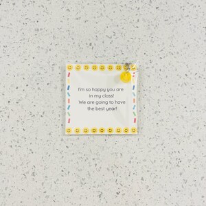 25 Pack of Tiny Smiley Keychains | Meet the Teacher Student Gift From ...