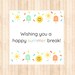 End of School Year Student Gift Tag | Happy Summer Break Gift Tag ...