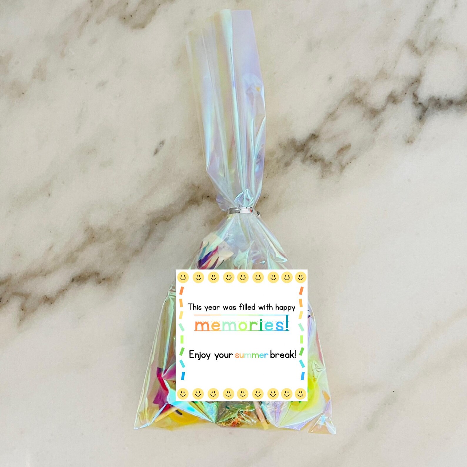 Happy Summer Break Gift Tag: End of Year Memories Printable (digital ...