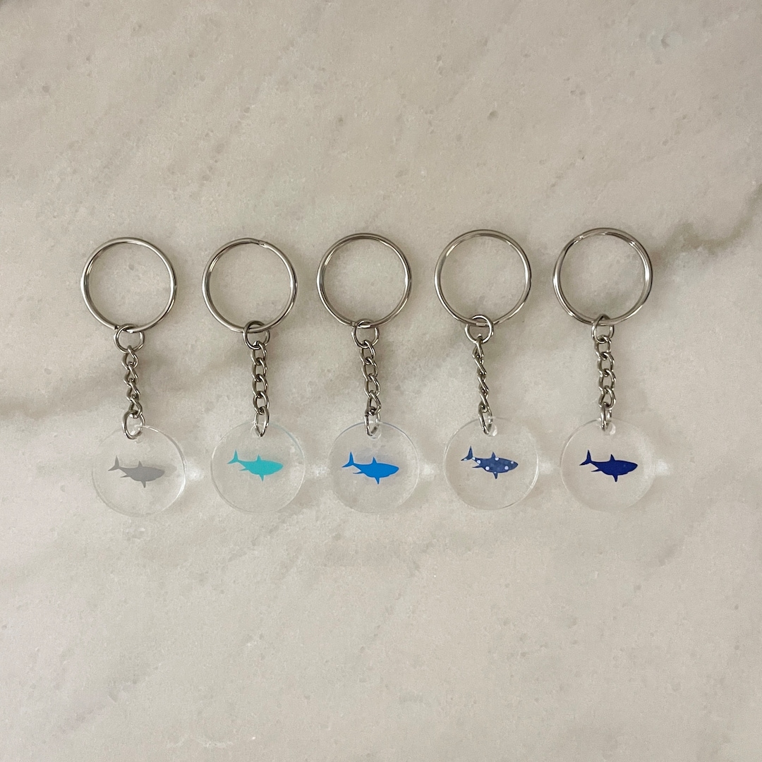 Mini Shark Keychain Shark Keychain Shark Charm Mini Keychain Shark ...