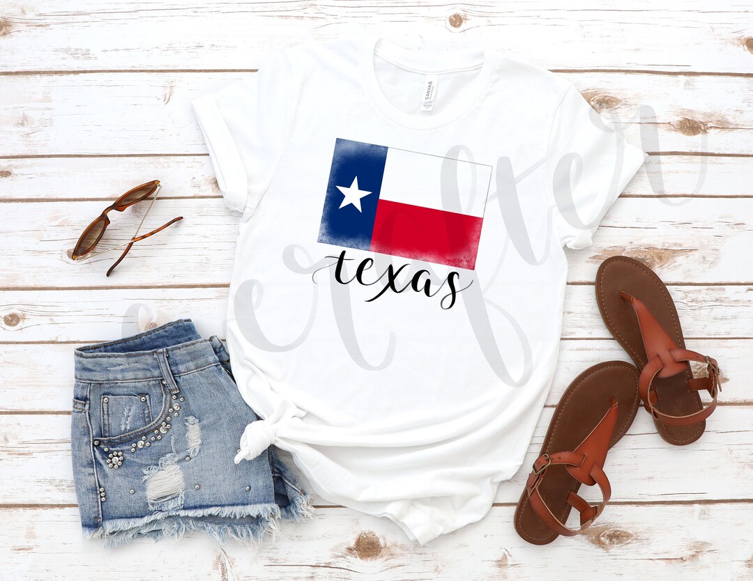 Texas Flag | PNG Downloadable Art | Sublimation Design - Etsy