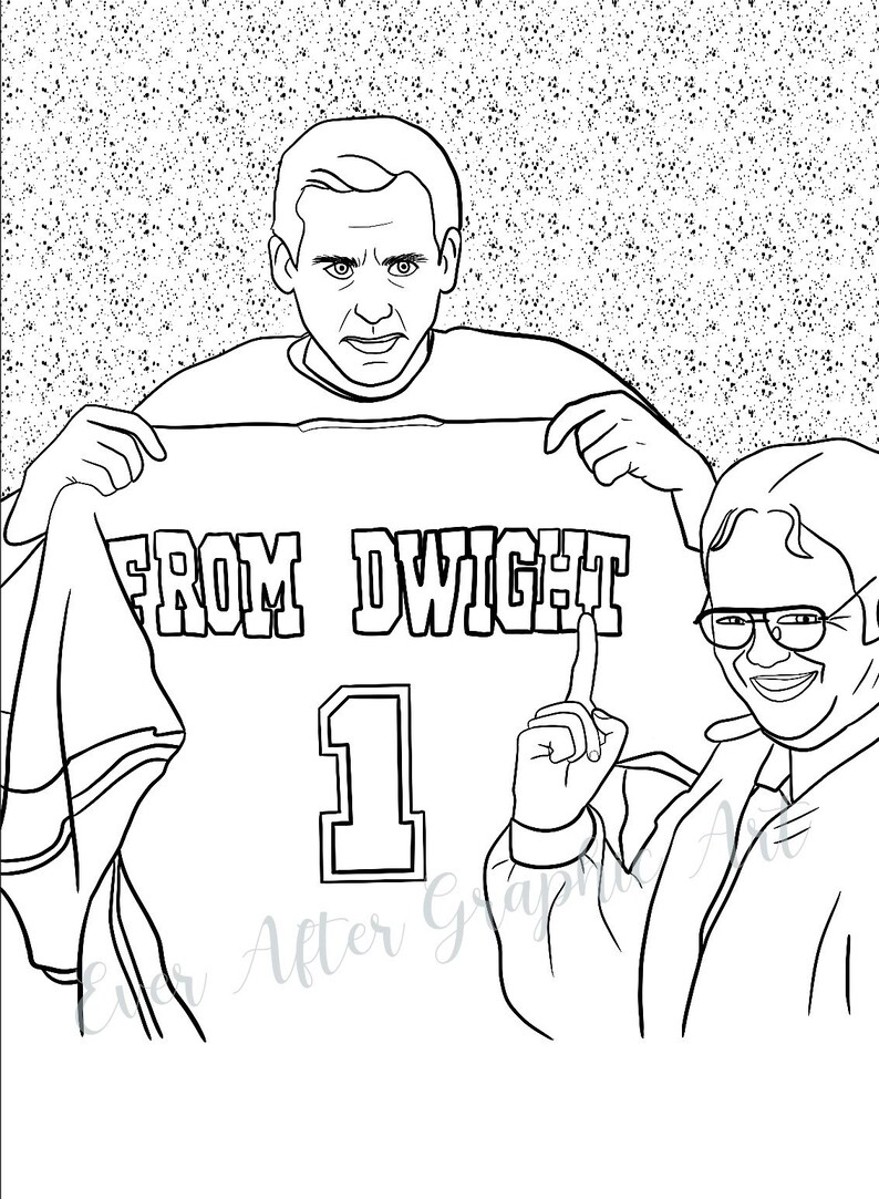 The Office Coloring Pages - Etsy