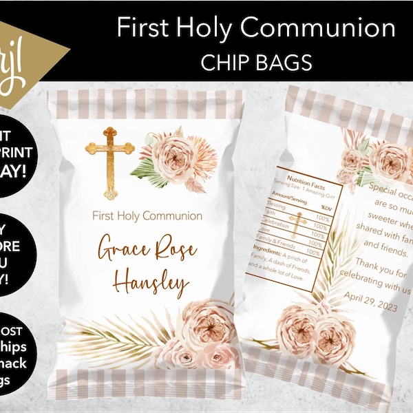 First Communion Bag - Etsy