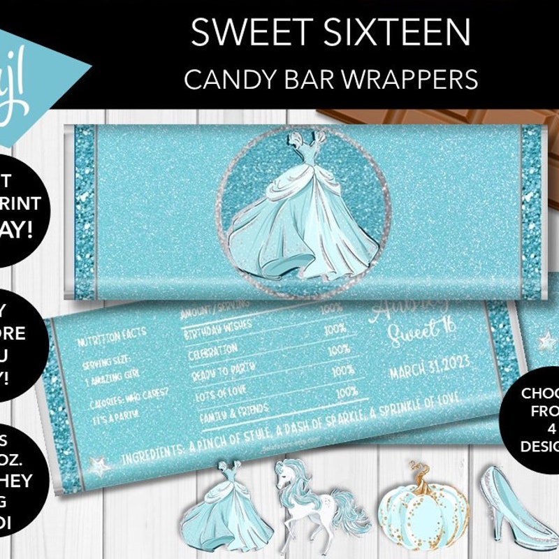 Princess Candy Bar - Etsy