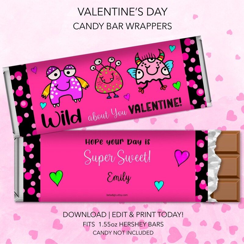 Candy Bar Wraps - Etsy