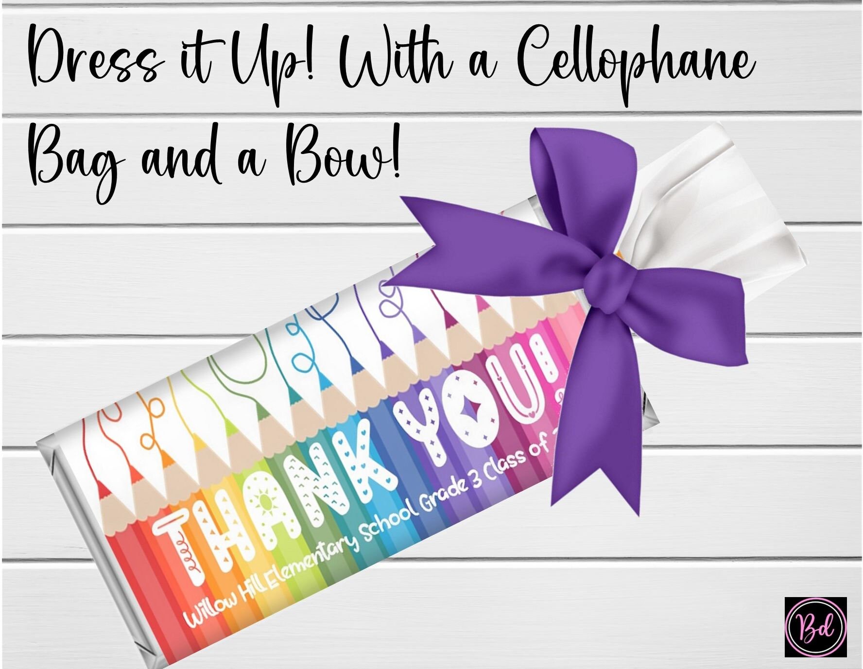 Editable JUMBO Hershey's Pencil Design Teacher Candy Bar Wrappers ...