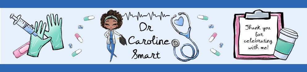 Editable Medical School Graduation Custom Water Bottle Labels ...