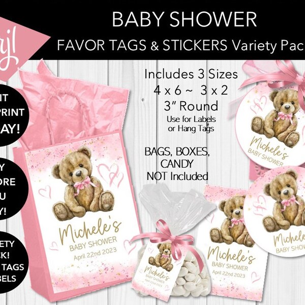 Favor Hang Tags - Etsy
