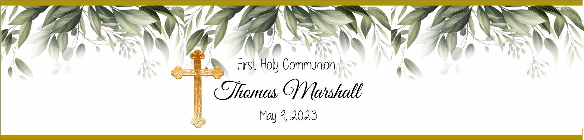 Digital Boho Floral First Holy Communion Water Bottle Labels ...