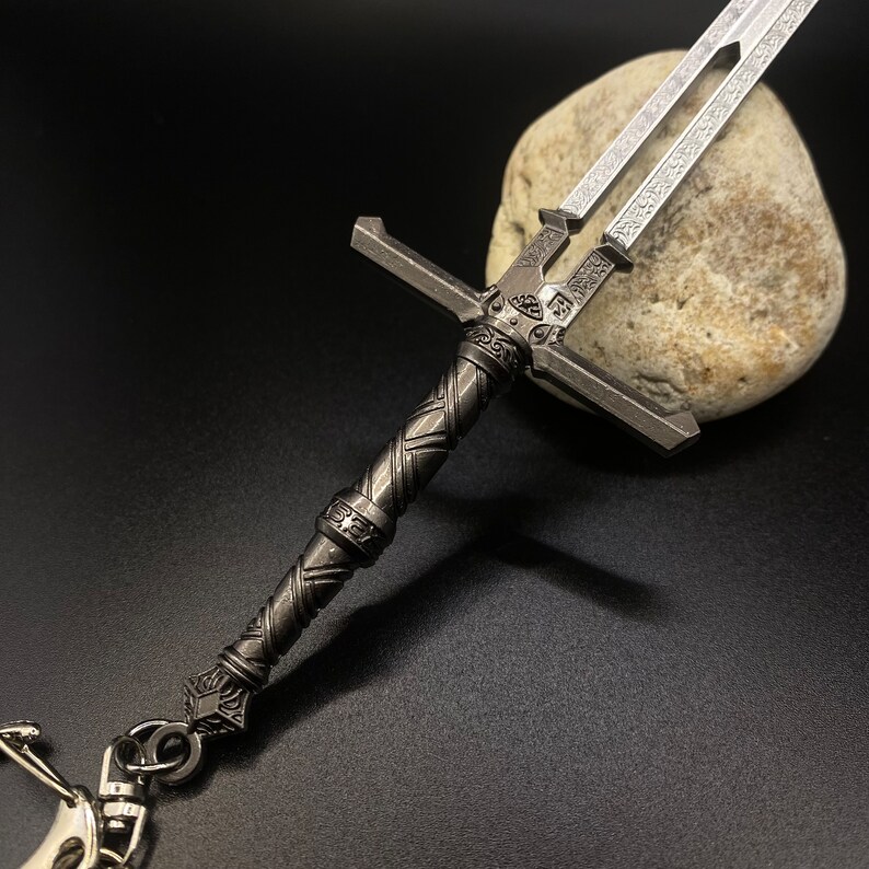 Everburn Blade Baldurs Gate 3 Sword 22cm Metal Sword - Etsy