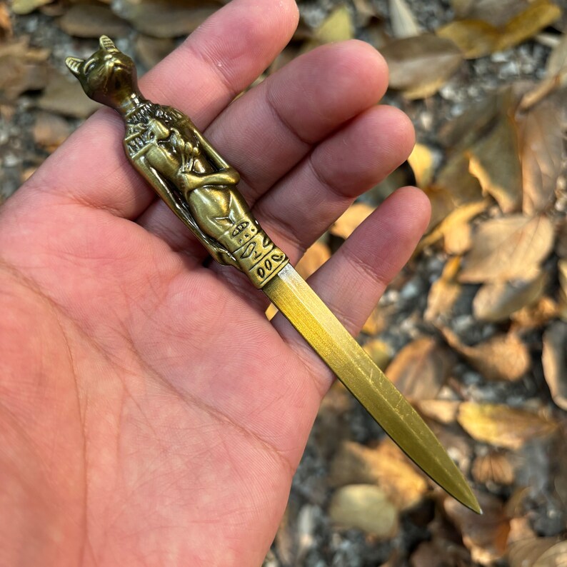 Ancient Egyptian Anubis Letter Opener,medieval Dagger, Unboxing Knife ...