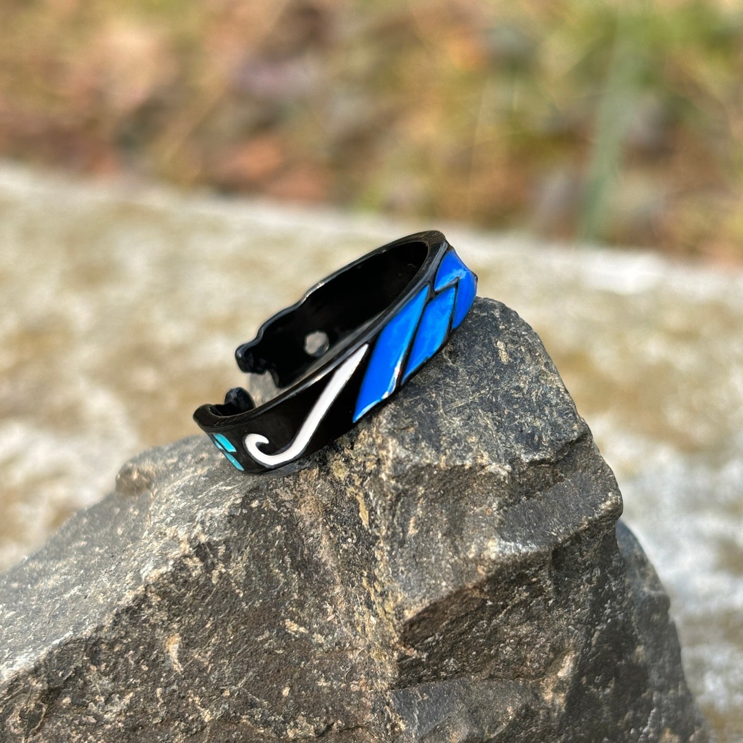 Tanjiro Kamado Metal Ring demon Slayer Ring 1:1 Replica Anime Gift for ...