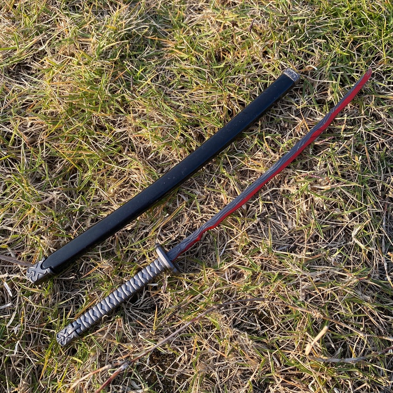 8.66'' Metal Rivers of Blood Katana Sword Arts and Crafts Elden Sword ...