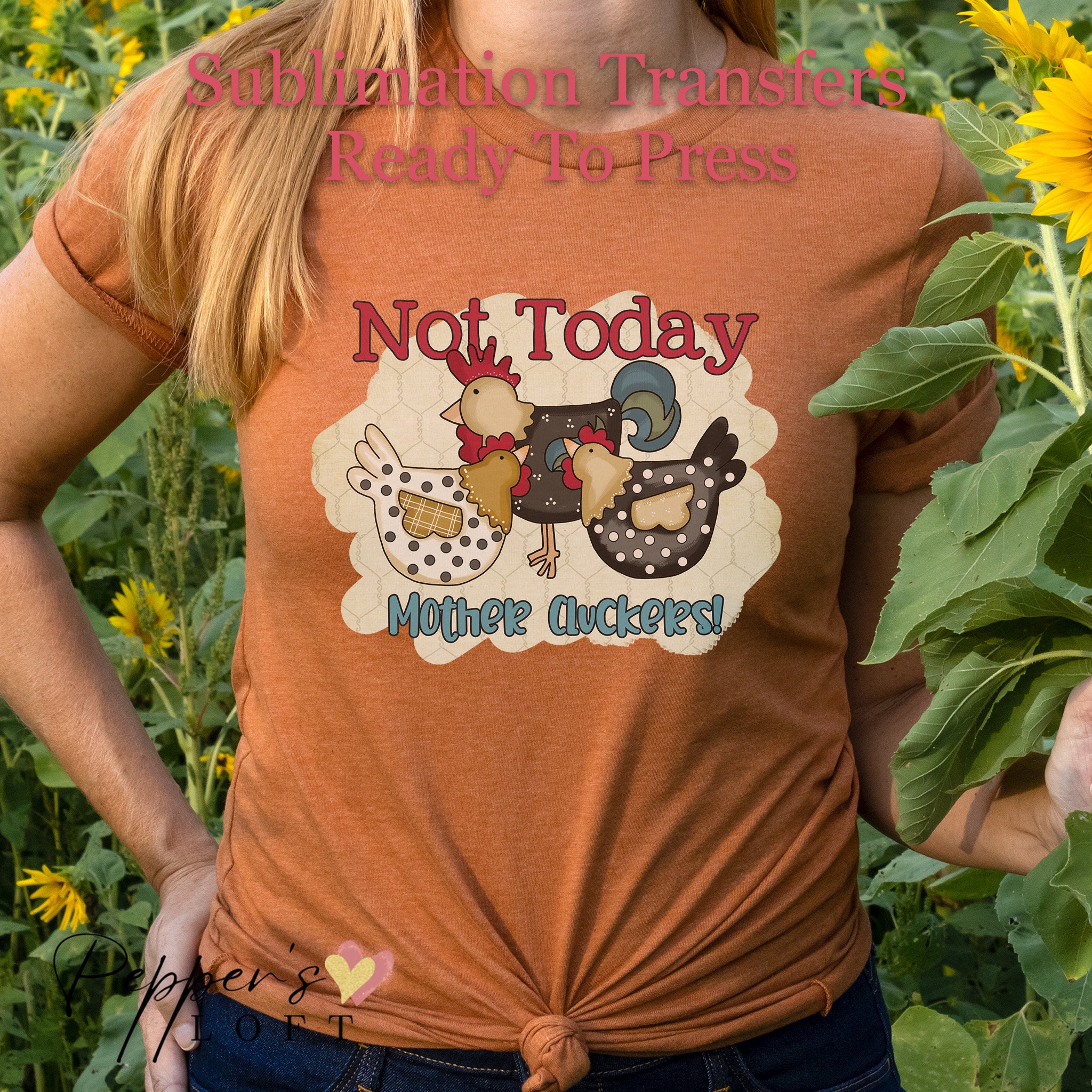 Farm Chicken Sublimation Print Hen Transfer Chicken Design - Etsy