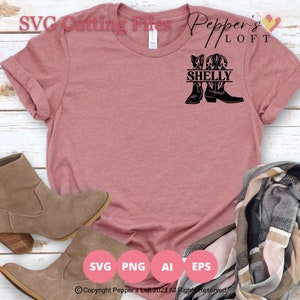 Cowboy Boot Monogram SVG, SVG Cutting File, Cricut Svg, Silhouette ...