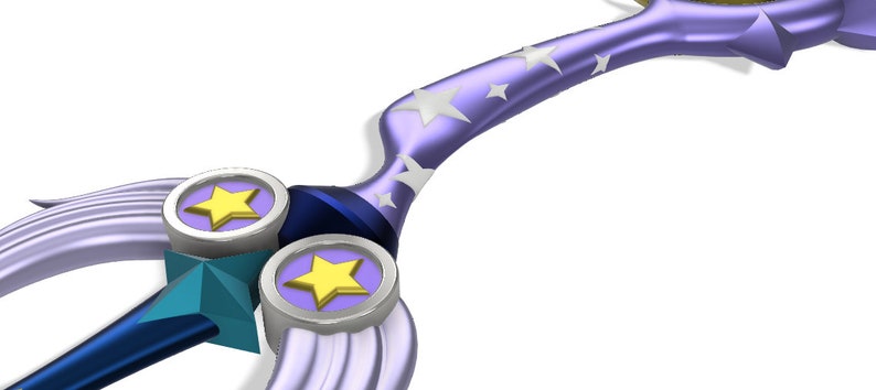 Star Seeker Keyblade 3D Printed Kit - Kingdom Hearts Cosplay Prop - Etsy