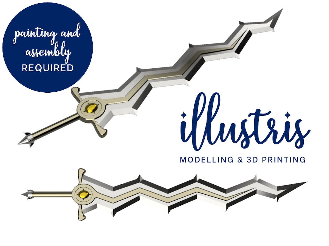 ROBIN Levin Sword 3D Printed Kit [fire Emblem: Awakening] Cosplay Prop ...