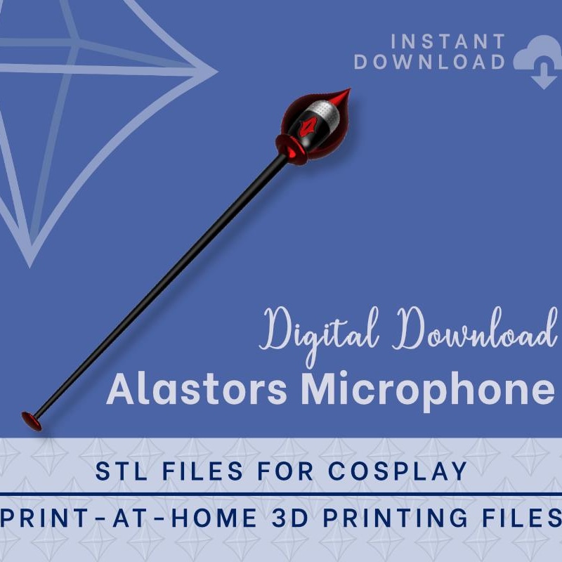 Alastor Hazbin Hotel Cosplay Staff - Etsy