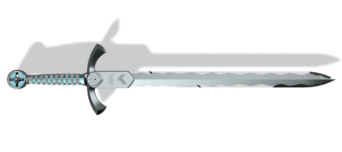BYLETH Knight-captain's Sword 3D Printed Kit fire Emblem: - Etsy