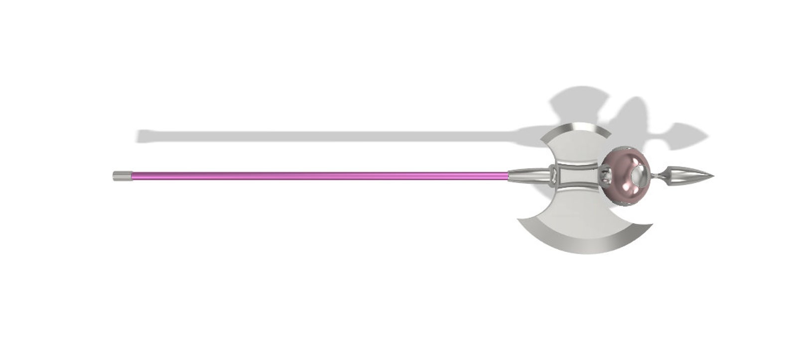 Peach Toad Halberd STL Files - Mario Movie Cosplay Prop (digital ...