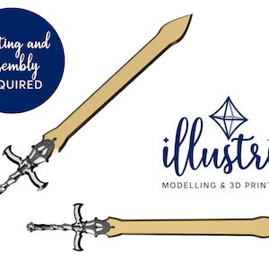 IKE Ragnell Sword 3D Printed Kit [fire Emblem: Path of Radiance] Cosplay Prop - Etsy