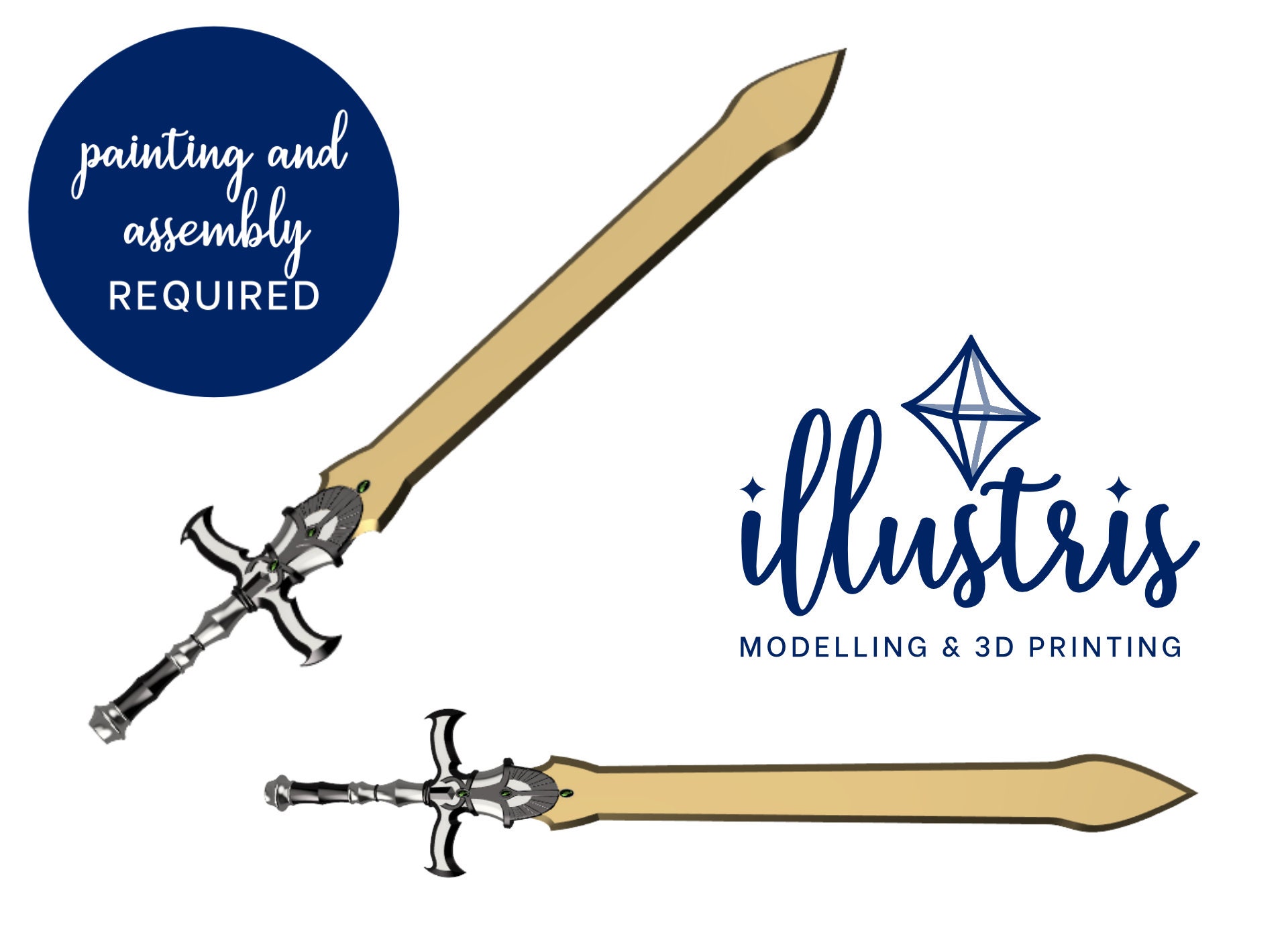 IKE Ragnell Sword 3D Printed Kit fire Emblem: Path of - Etsy Australia