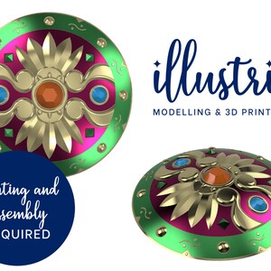 URBOSA Daybreaker Shield 3D Printed Kit [the Legend of Zelda: Breath of ...