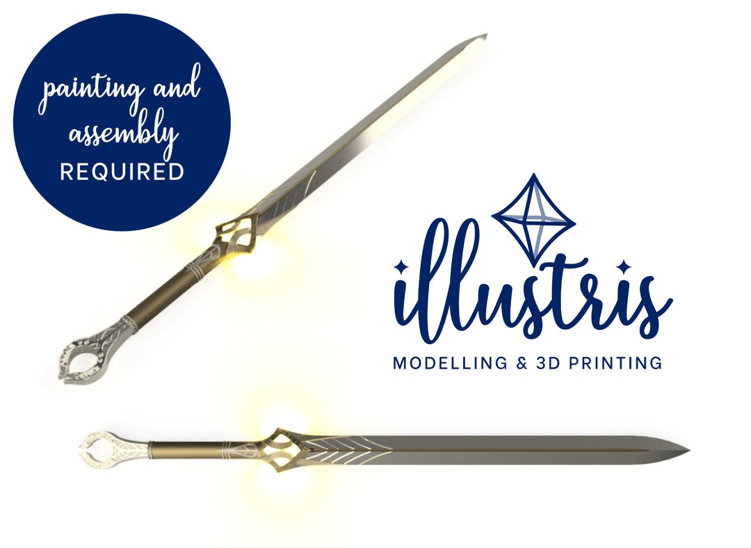 ATREUS Ingrid Sword 3D PRINTED KIT [god of War: Ragnarok] Cosplay Prop ...